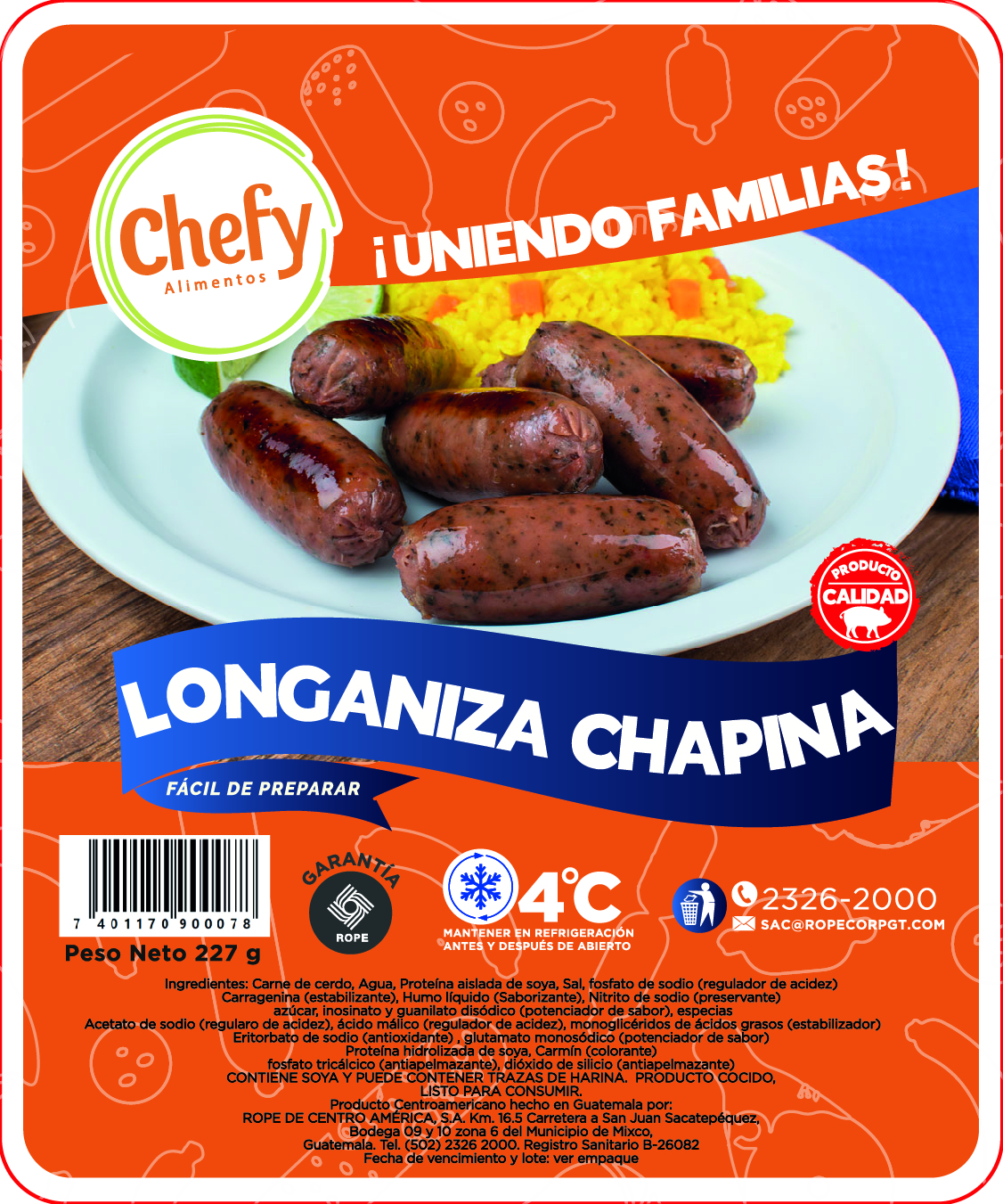 Producto - Alimentos Chefy